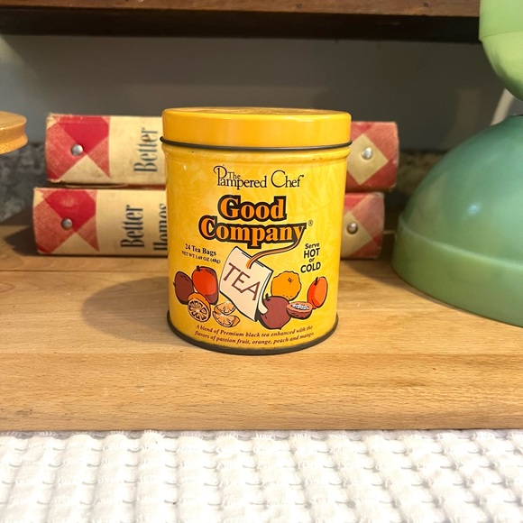 The Pampered Chef | Accents | The Pampered Chef Tea Tin Can Good ...